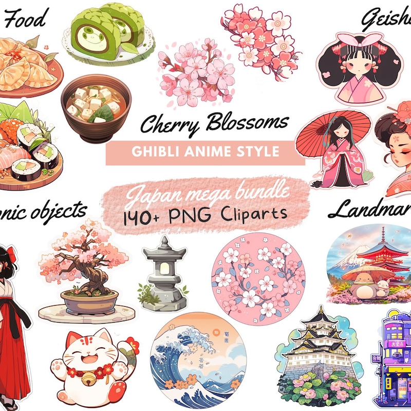 Japanese Clip Art - Etsy