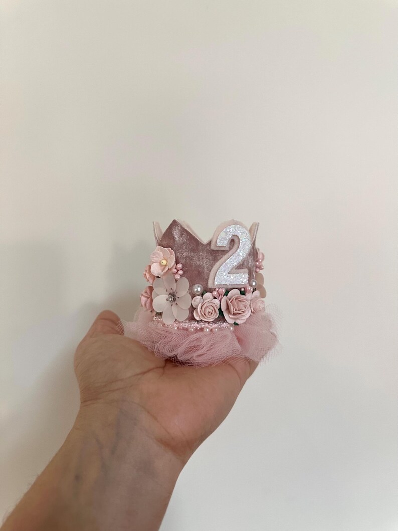 2nd Birthday Crown, 2nd Birthday Badge, 1st Birthday Crown, Birthday ...