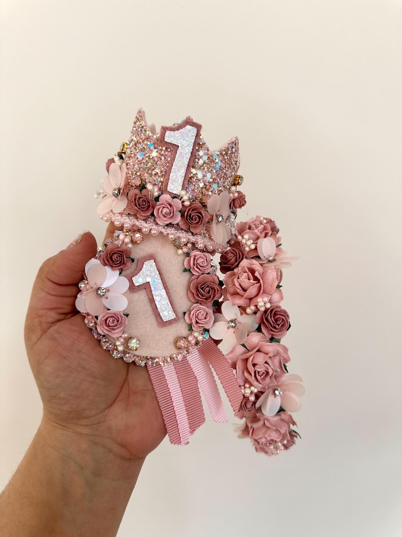 1st Birthday Crown, First Birthday, Cakesmash Props, Birthday Crown ...