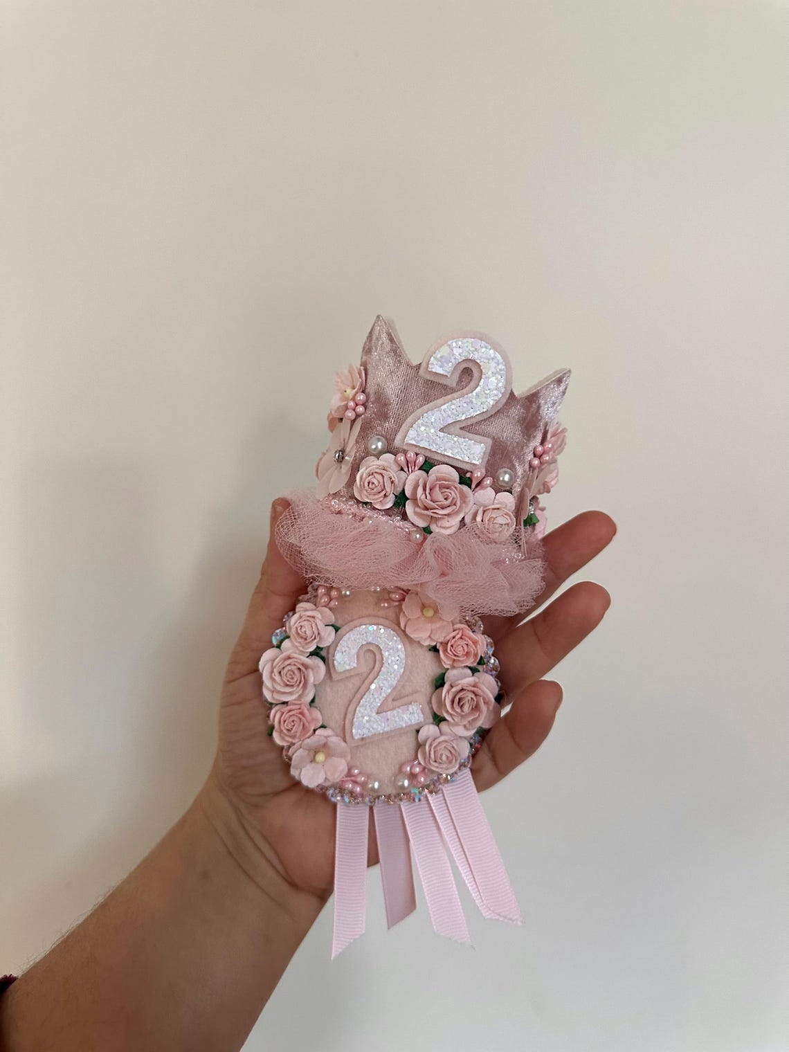 2nd Birthday Crown, 2nd Birthday Badge, 1st Birthday Crown, Birthday ...