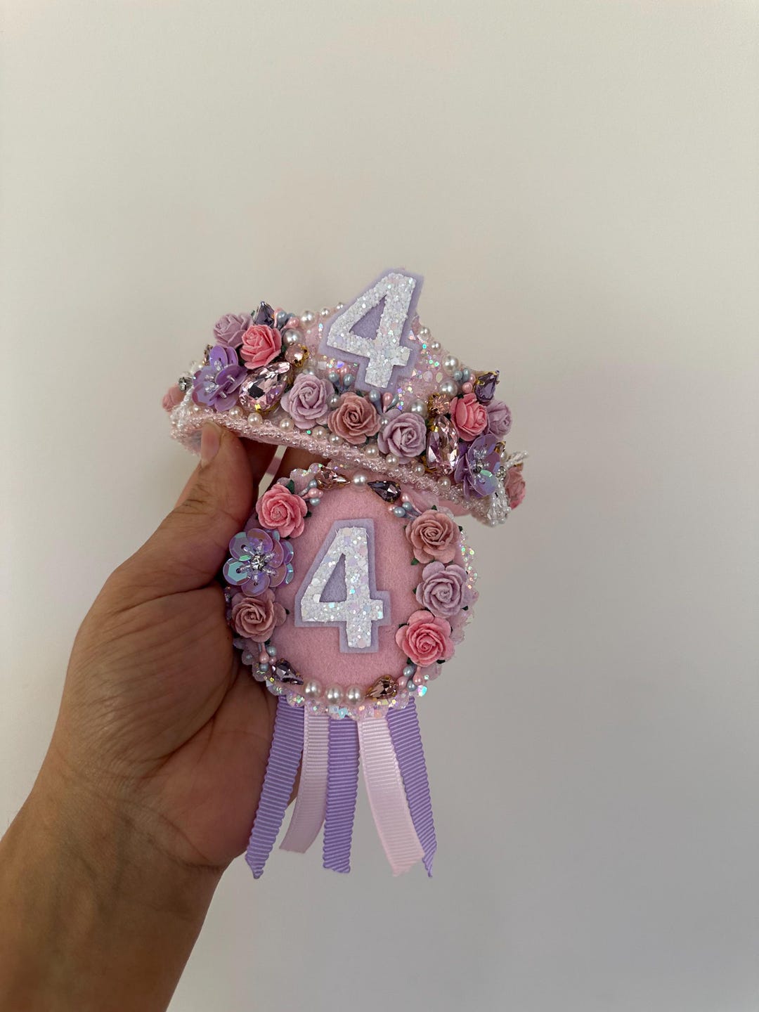 Princess Birthday Tiara & Badge Bundle, Birthday Tiara, Birthday Crown ...