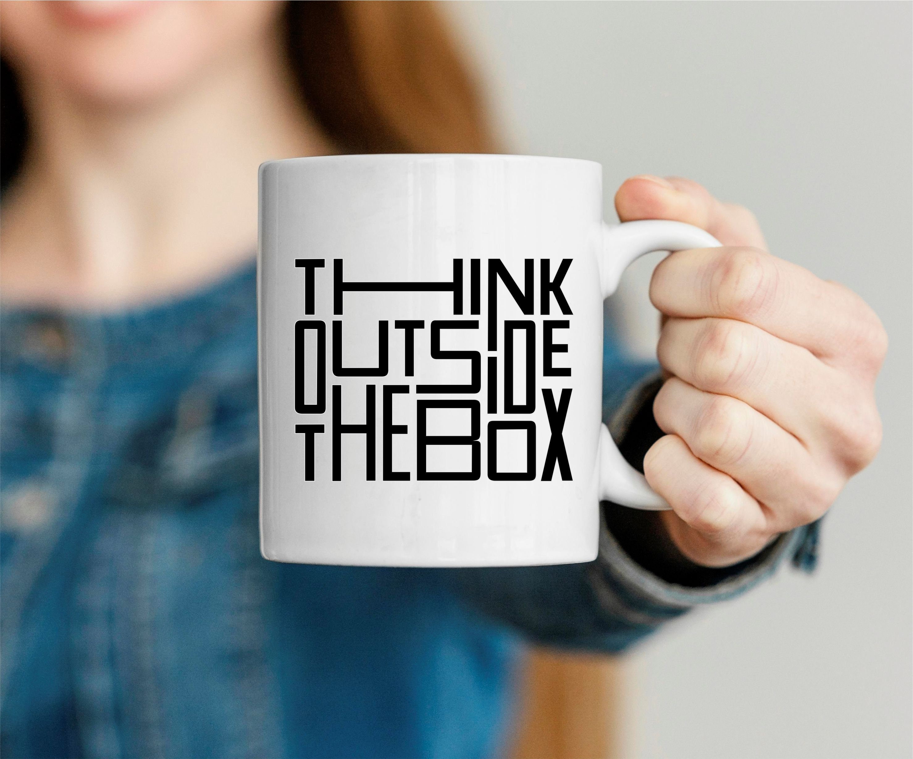 Think Outside the Box Digital Design Instant Download Inspirational ...