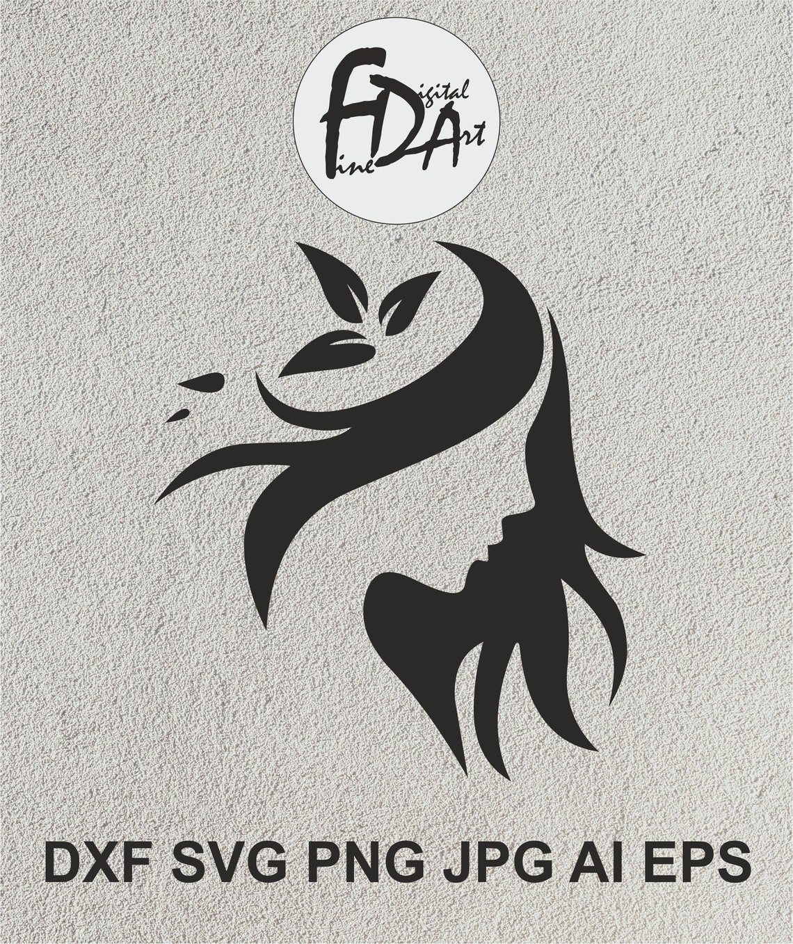 Woman Face SVG Beautiful Face Svg Woman Silhouette Girl - Etsy