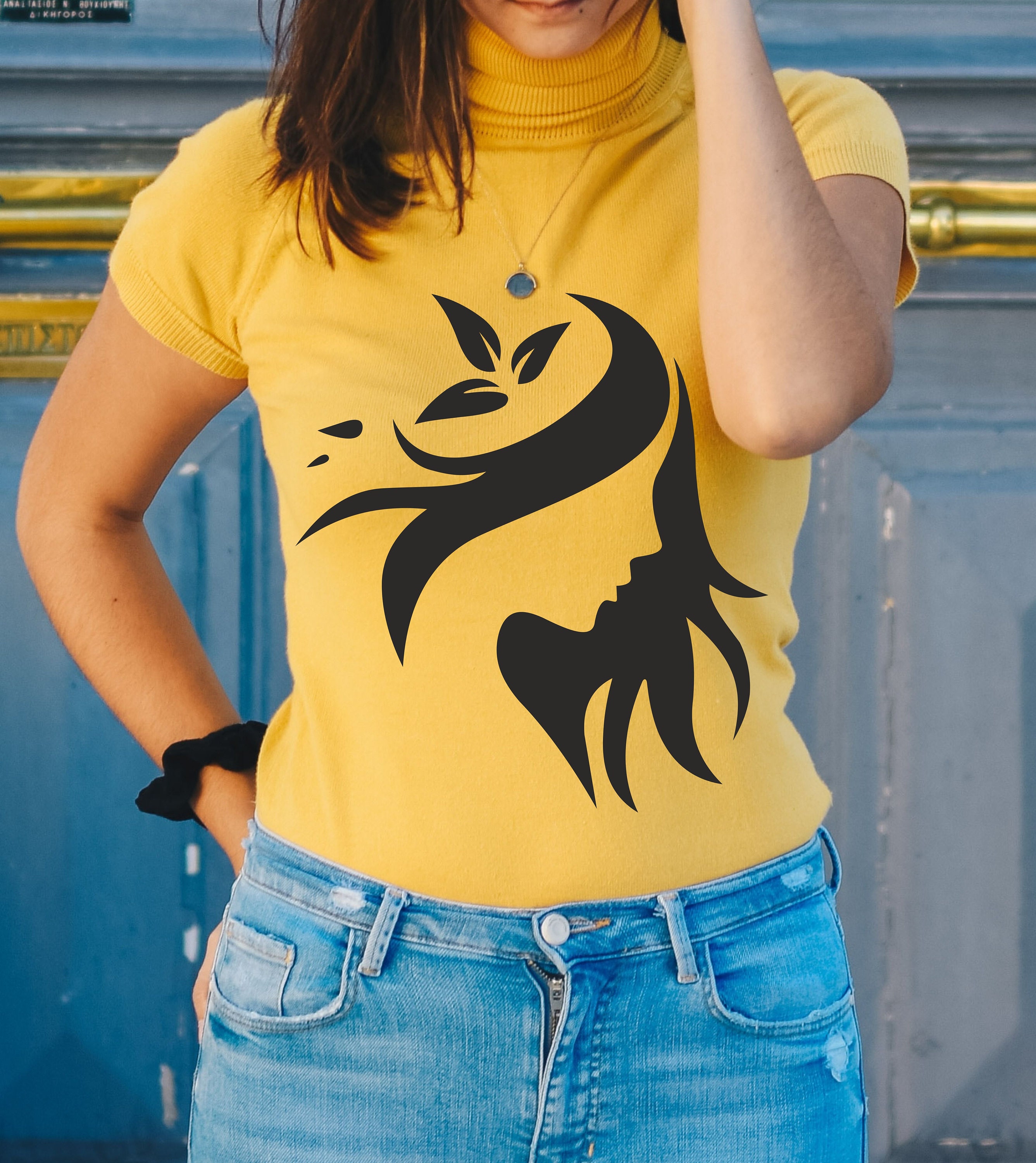 Woman Face SVG Beautiful Face Svg Woman Silhouette Girl - Etsy