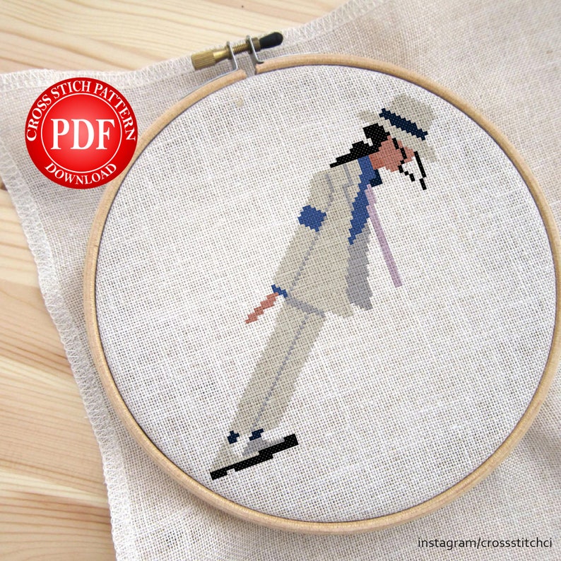 Michael Jackson Cross Stitch Pattern, Digital Print, Instant Download ...