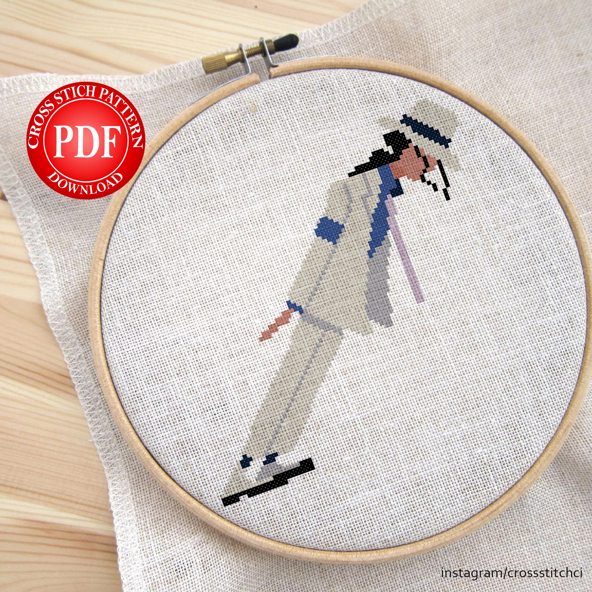 Michael Jackson Cross Stitch Pattern, Digital Print, Instant Download ...