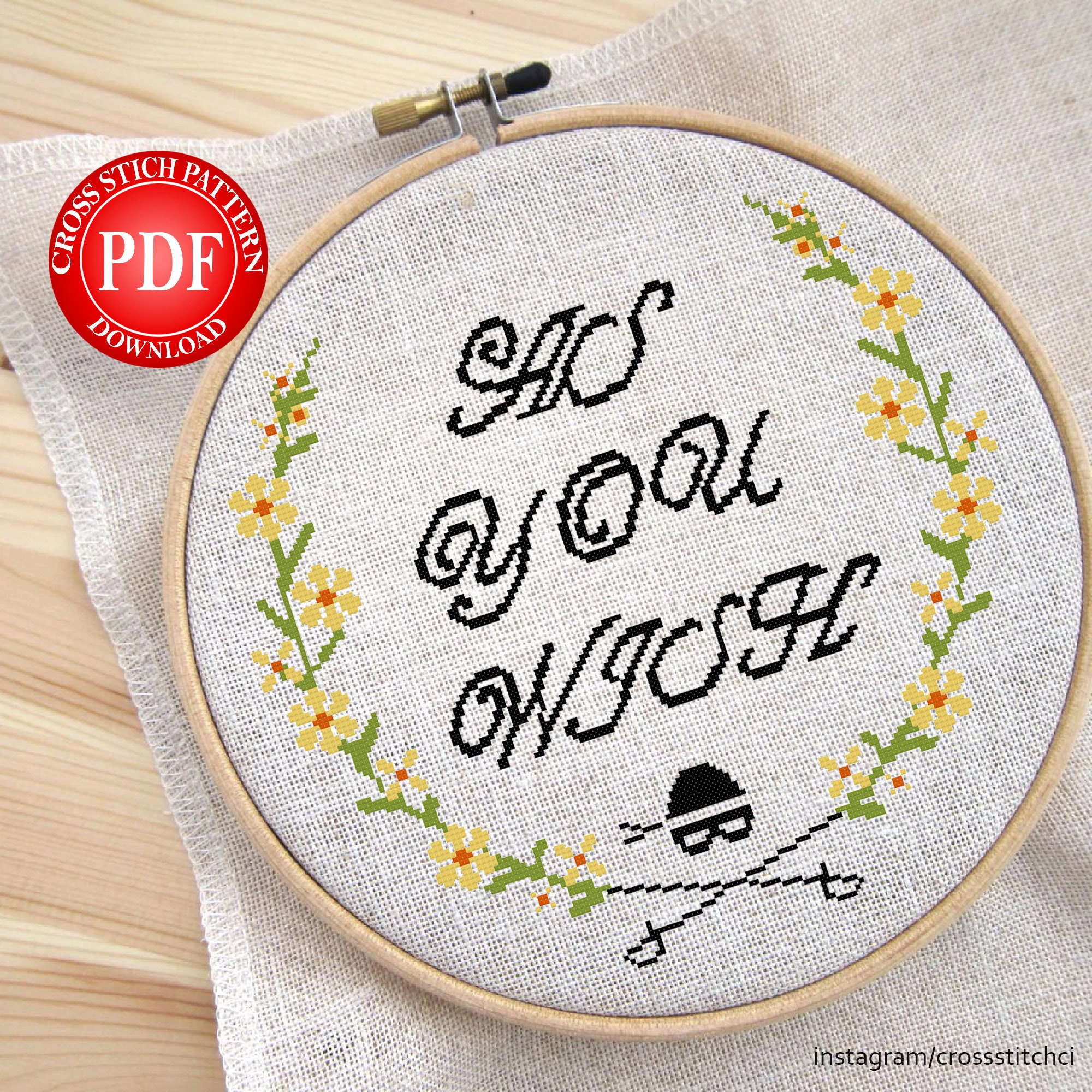 The Princess Bride Cross Stitch Pattern: as You Wish (digital Download ...