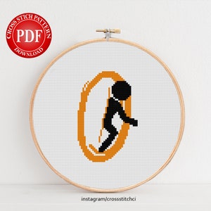 Portal Game Cross Stitch Pattern, Digital Print, Instant Download - Etsy