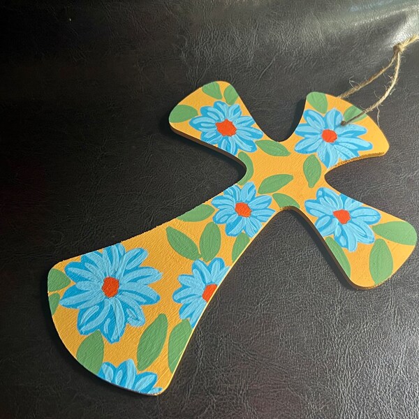 Painted Cross - Etsy