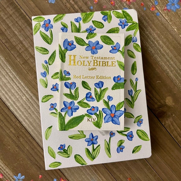 Hand Painted Bible - Etsy
