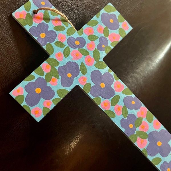 Hand Painted Wooden Crosses - Etsy