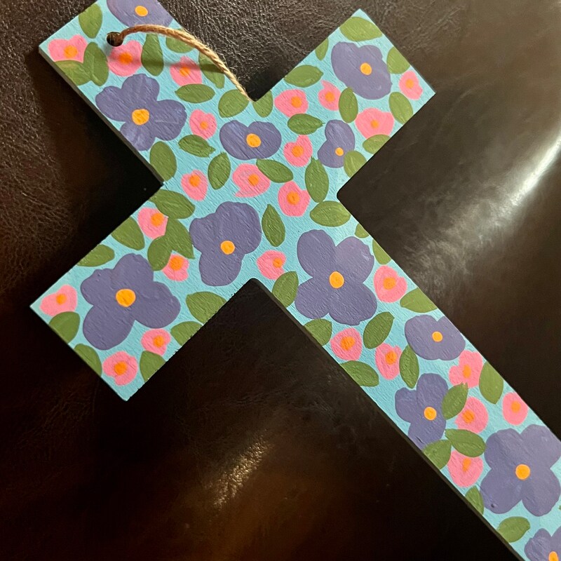 Painted Cross - Etsy