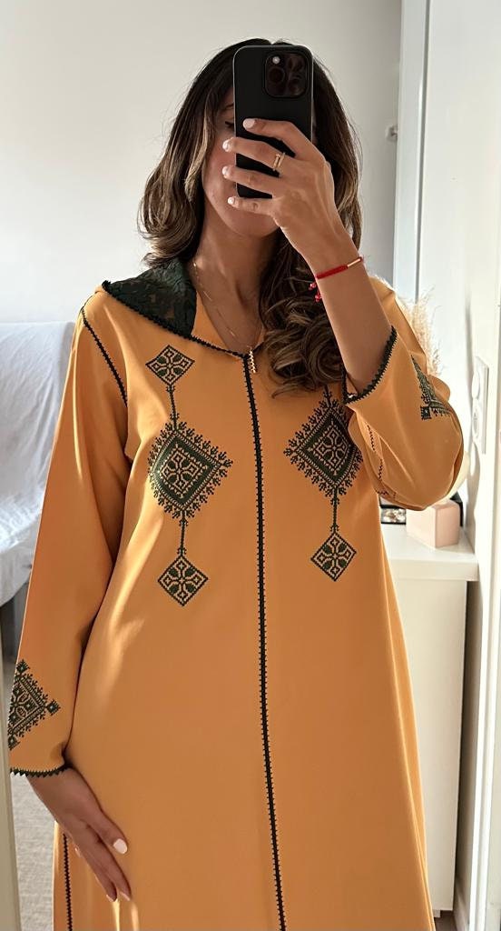 New Moroccan Jalaba/djellaba Collection With Embroidery - Etsy