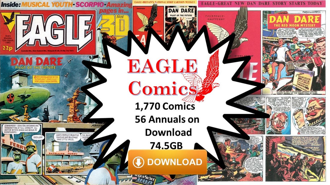 EAGLE Comics and Annuals Collection Over 1825 Comics & - Etsy