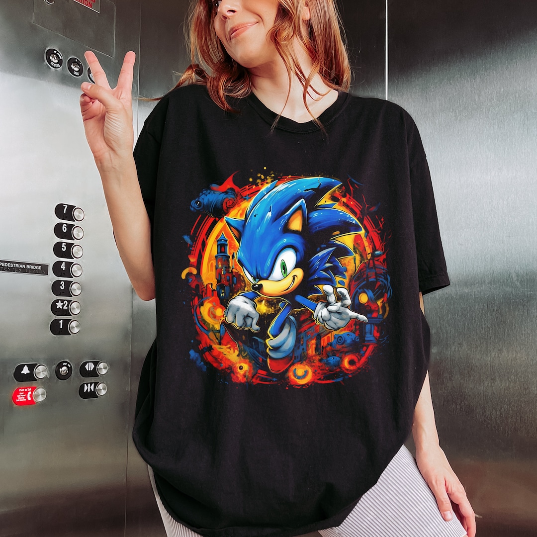 Sonic the Hedgehog T Shirt Sonic Vintage Unisex Hoodie - Etsy