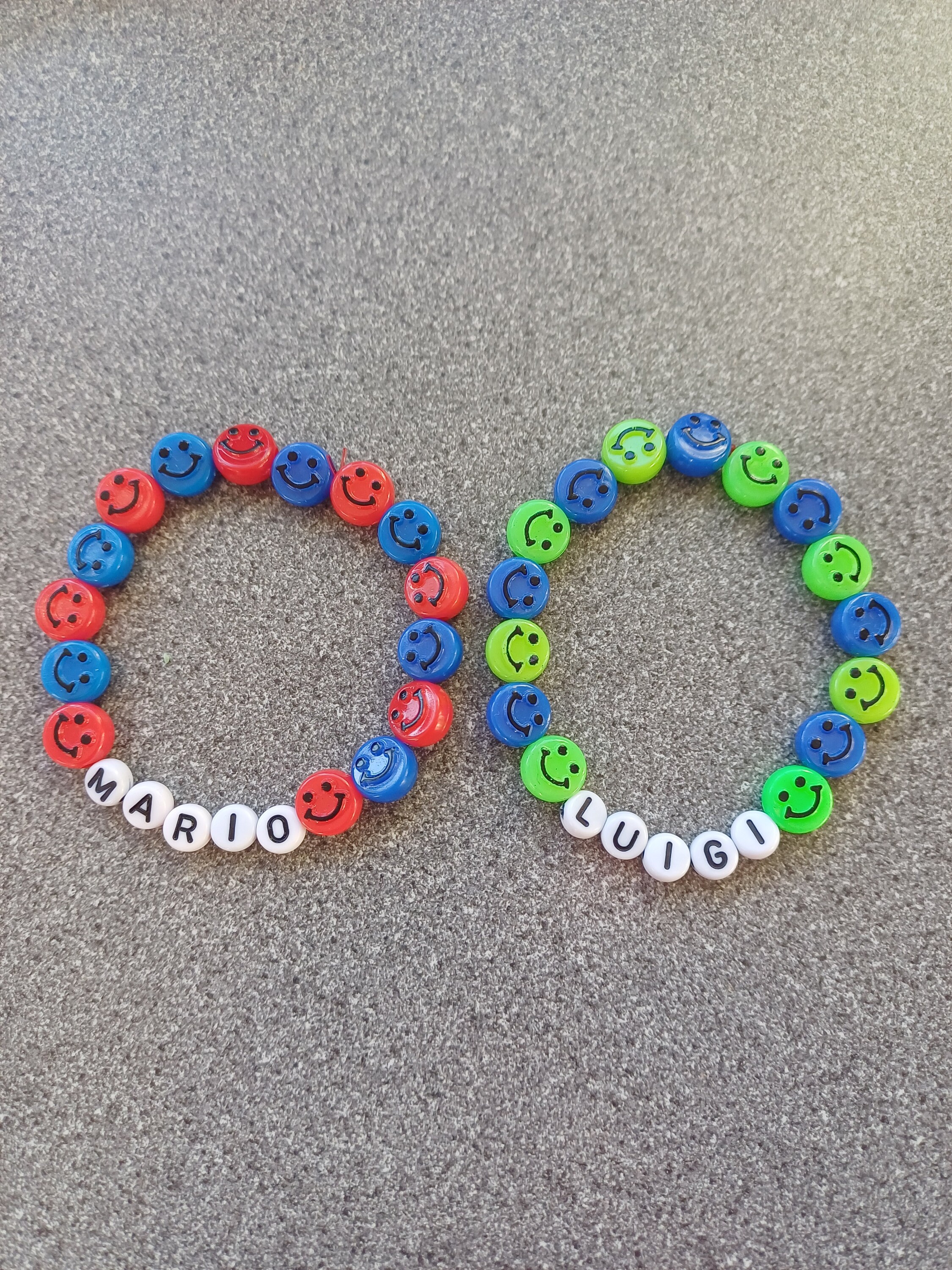 Super Mario and Luigi Bracelet Set, Mario Brothers, Children's ...