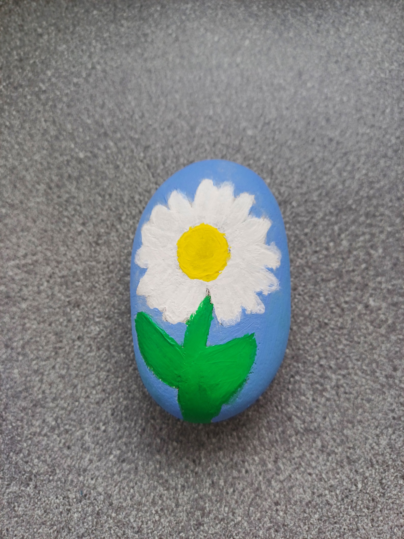 3 Hand Painted Stones, Flower Painted Stones, Painted Pebbles, Spring ...