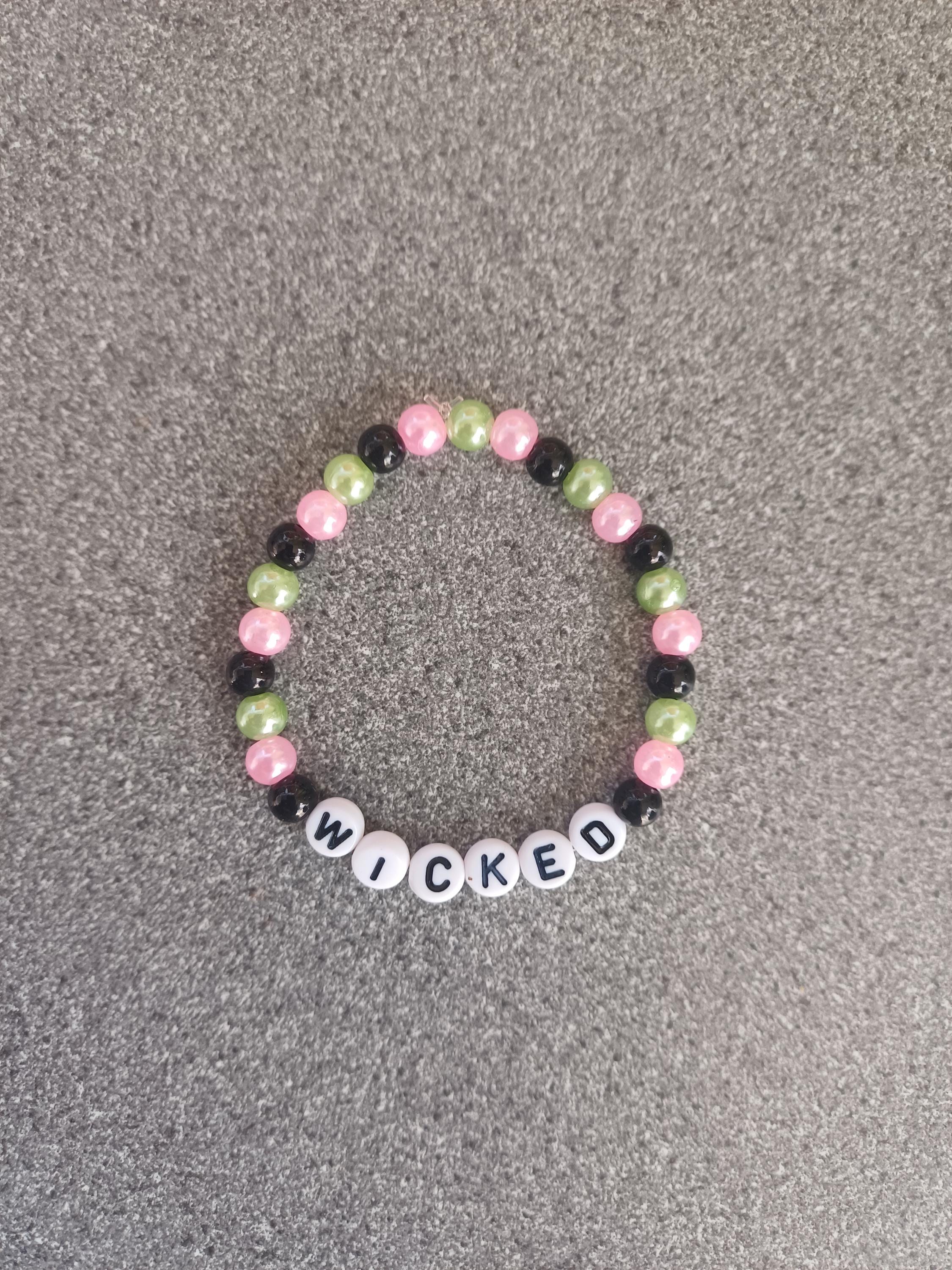 Wicked Inspired Bracelet, Wicked Colours, Wicked Colour Theme, Gift ...
