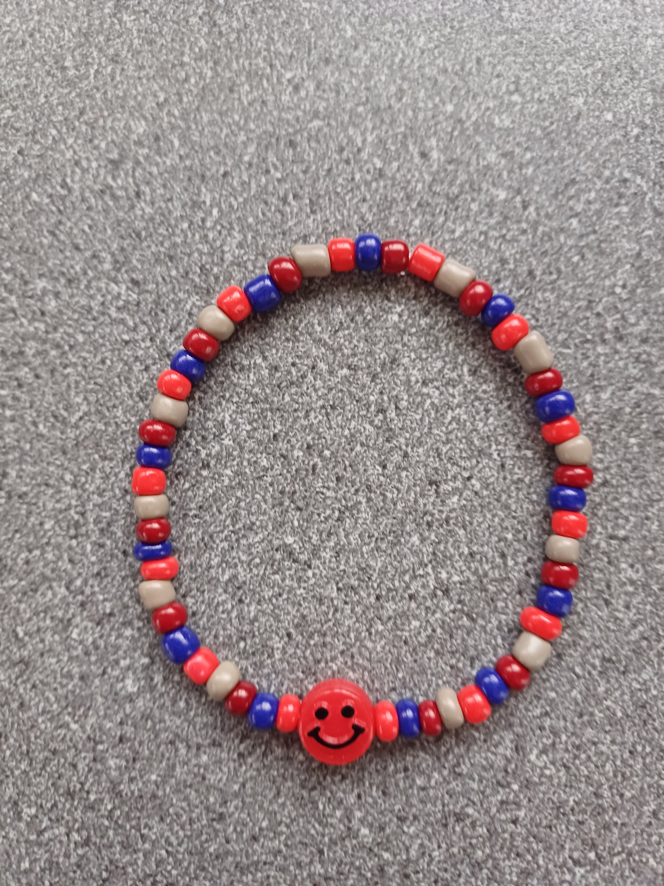 Smiley Face Seed Bead Bracelets, Colourful Bracelets, Gift Ideas for ...
