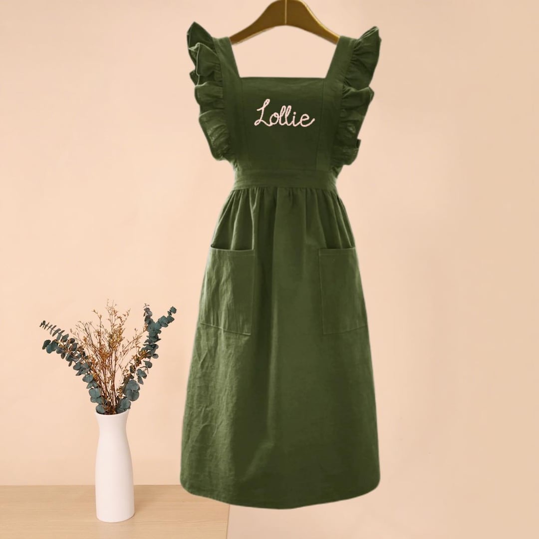 Custom Hand-embroidered Apron,apron for Women Spiritual,aprons Clever ...