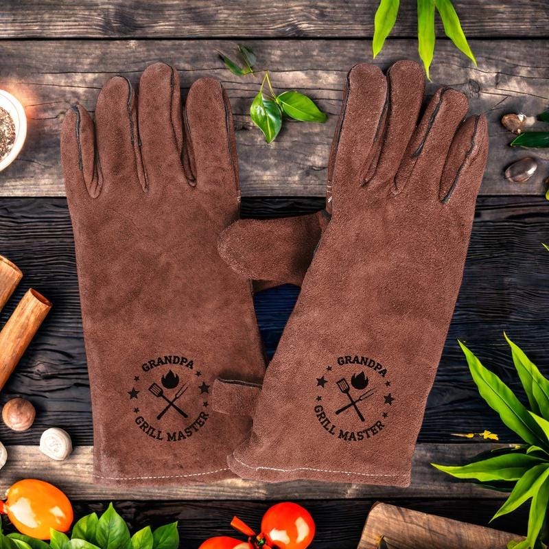 Personalised Grill Gloves - Etsy UK