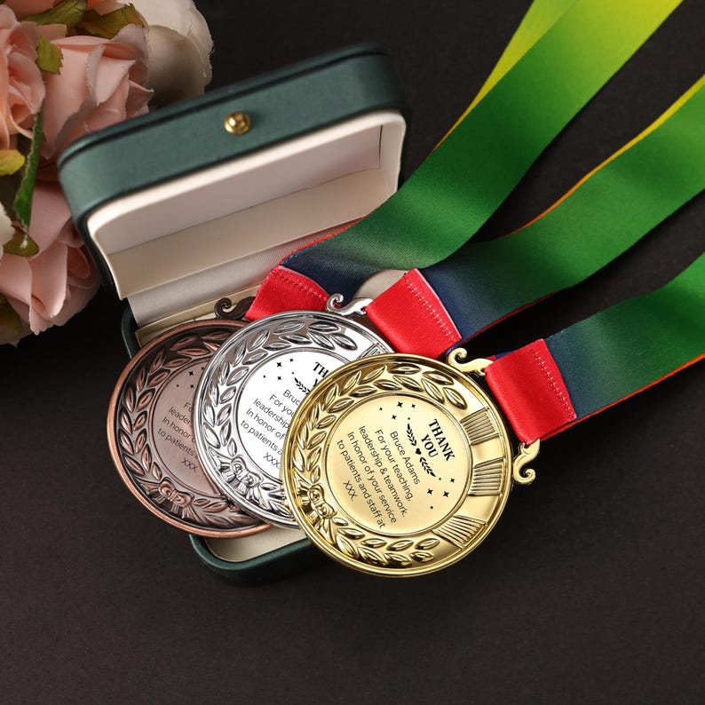 Personalized Medals, Personalized Message or Logo, Retreat Medal Gift ...