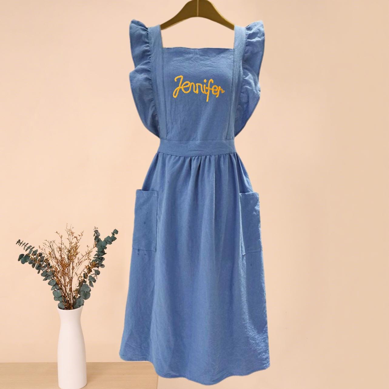 Custom Hand-embroidered Apron,apron for Women Spiritual,aprons Clever ...