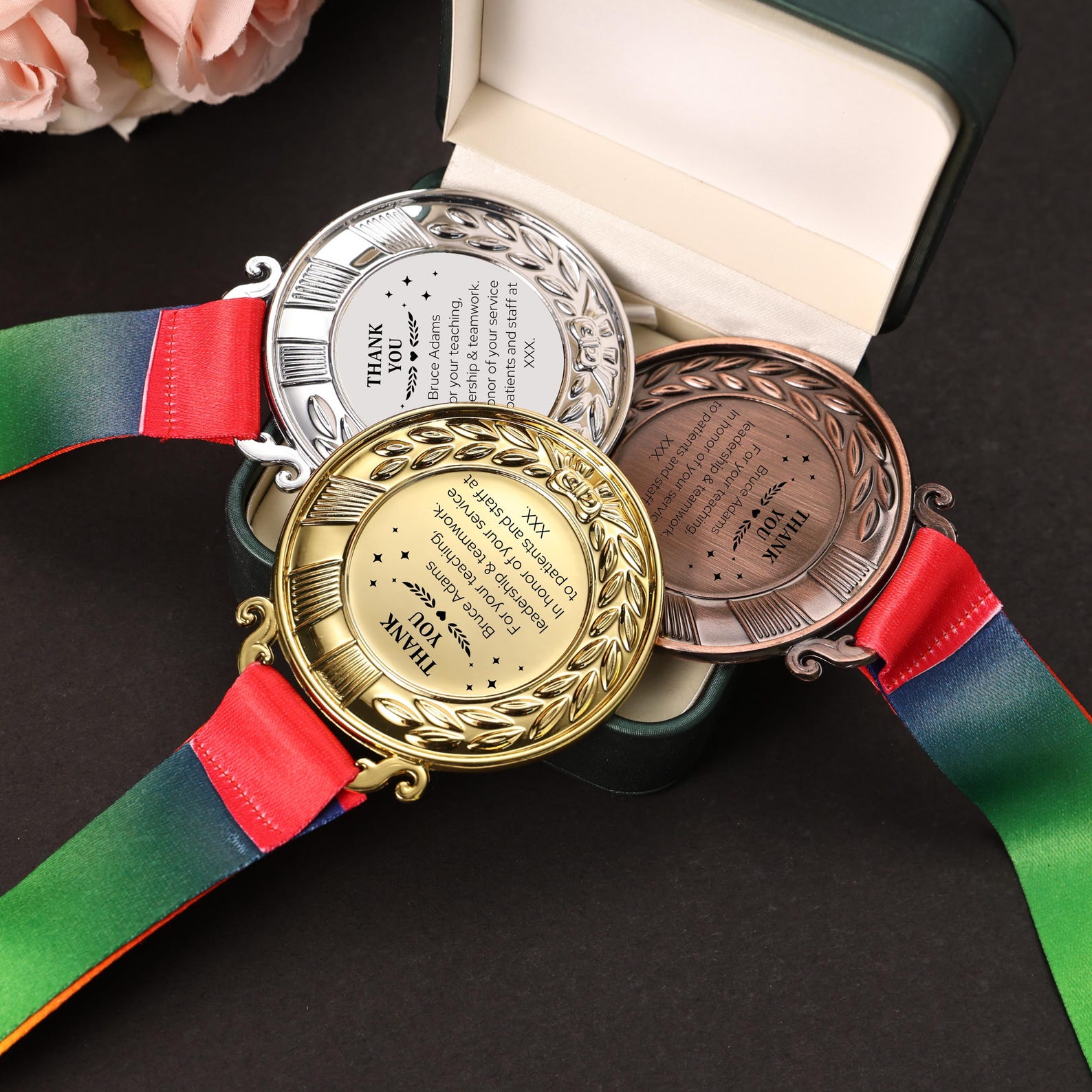 Personalized Medals, Personalized Message or Logo, Retreat Medal Gift ...