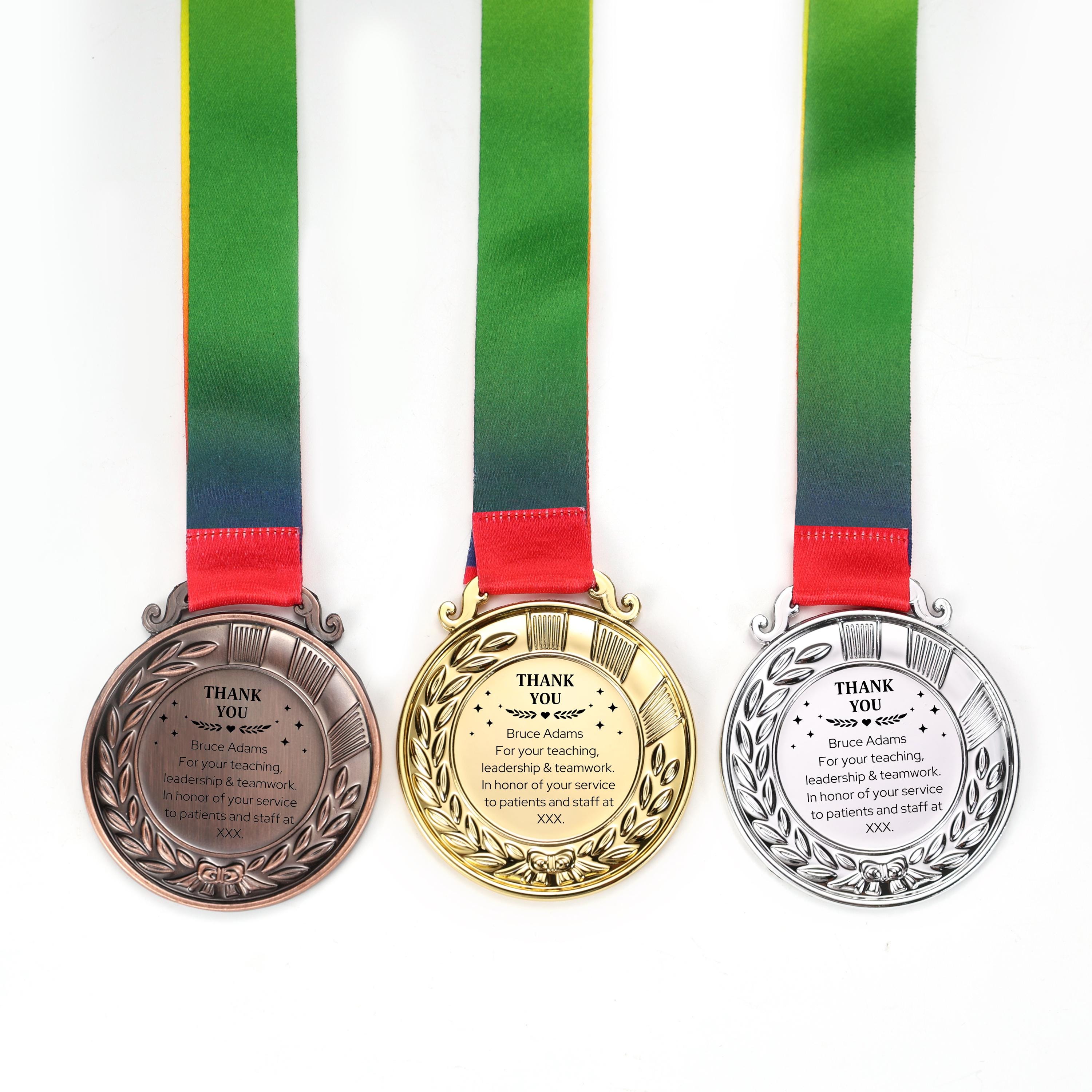 Personalized Medals, Personalized Message or Logo, Retreat Medal Gift ...