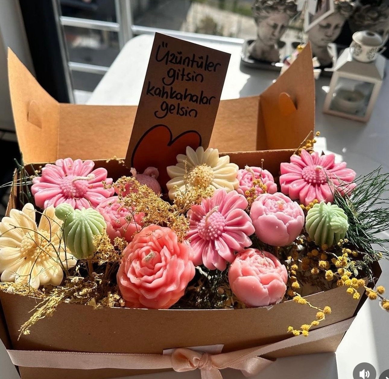 Colourfull Mixed Suprise Candle Pack,flower Candle,gift Box Candle ...