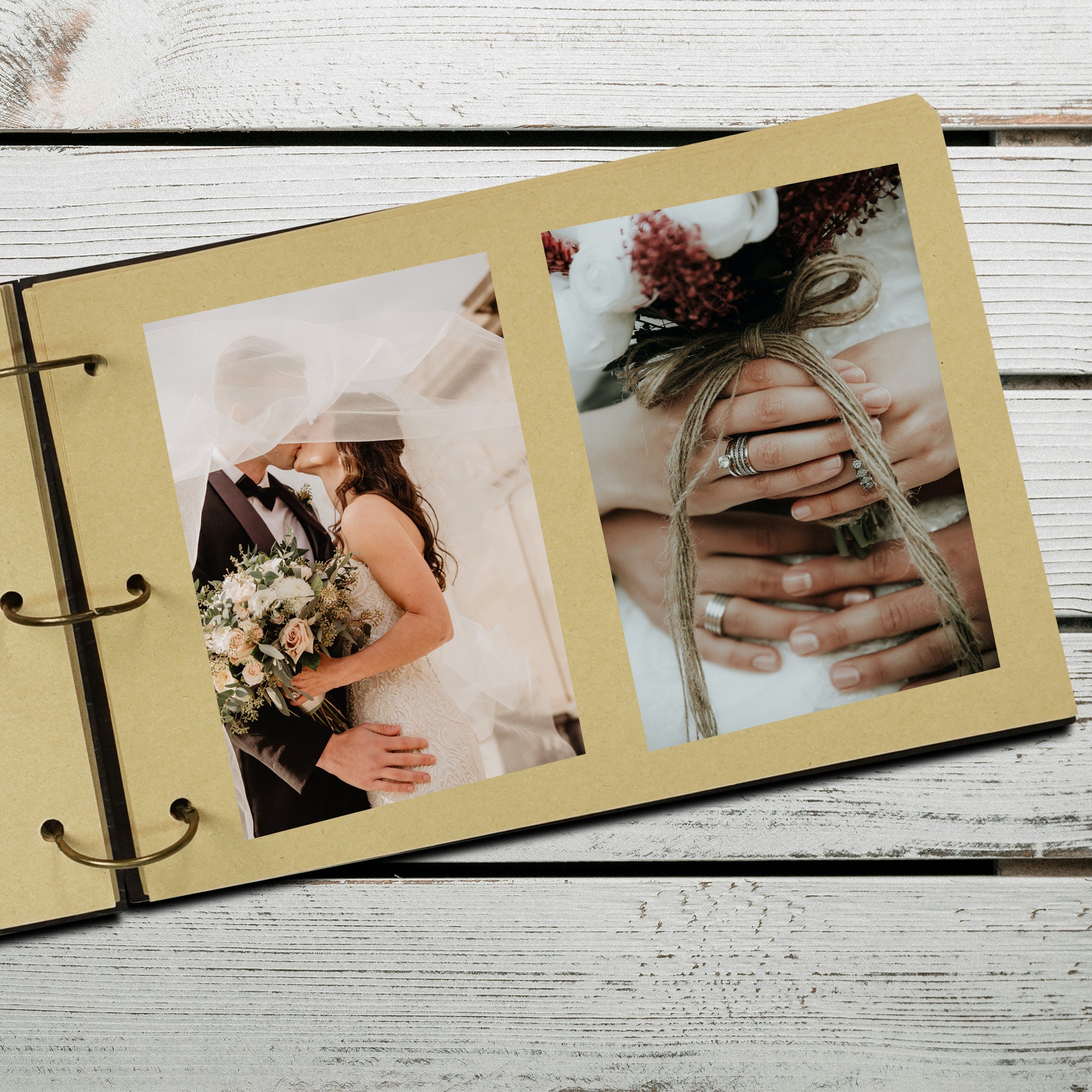 Custom Wedding Scrapbook Wood Photo Album,family Photo Album,wedding ...