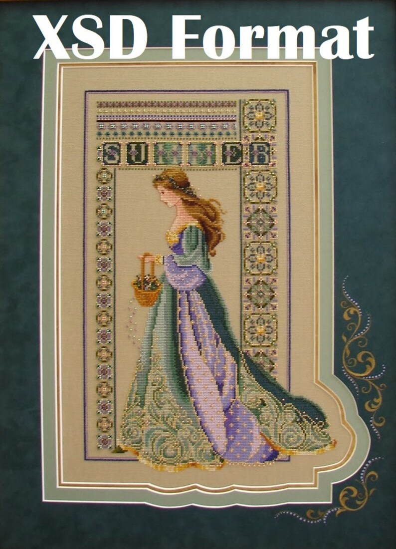 Editable XSD Format Digital Pattern Maker File LL56 Celtic Summer ...