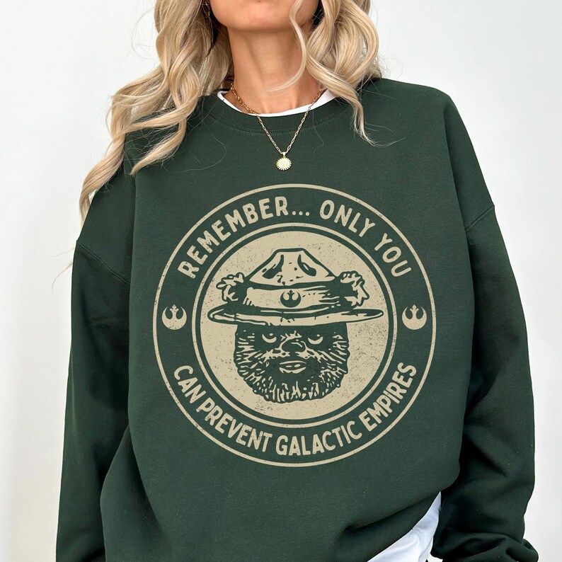 Vintage Star Wars Funny Ewok Endor National Park Protect Our Forest ...