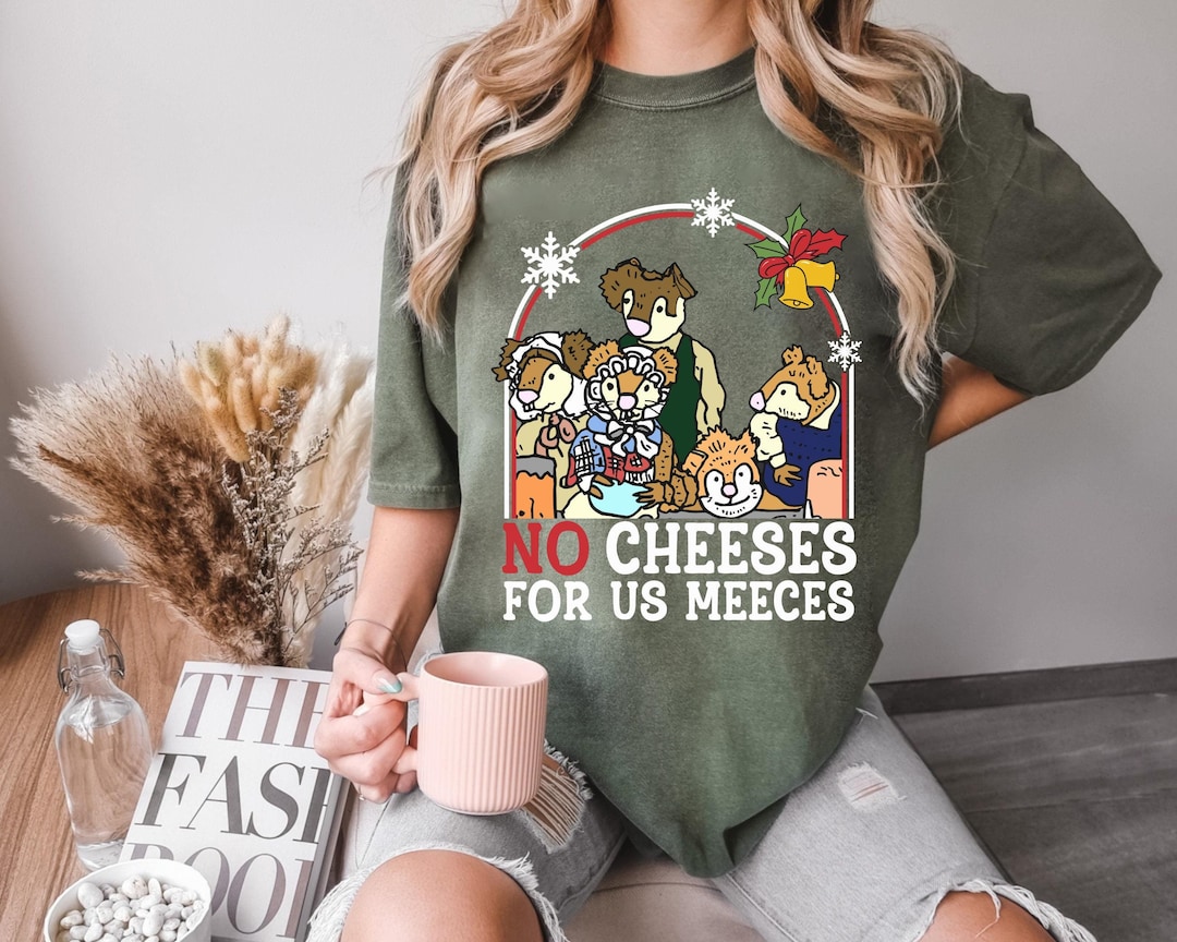 Retro the Muppet Christmas Carol Mice No Cheese for Us Meeces Shirt, Disney Christmas T-shirt ...