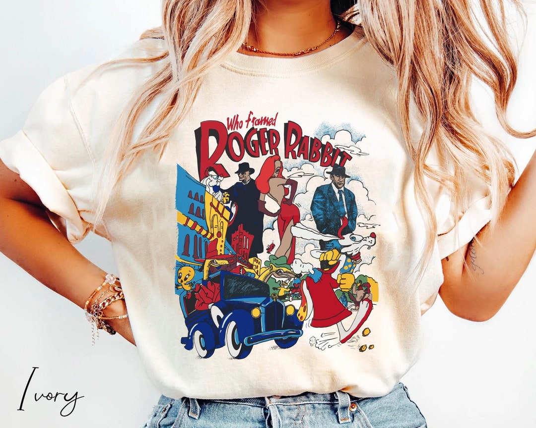 Retro Who Framed Roger Rabbit Characters Comfort Colors Shirt, Roger ...