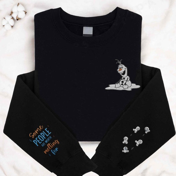Embroidered Olaf Sweatshirt - Etsy