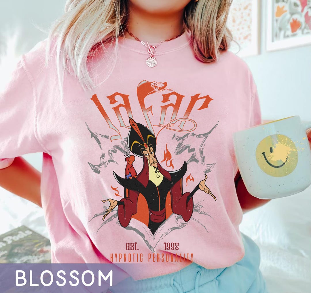 Disney Villains Vintage Portrait Jafar Shirt, Disney Villains Jafar ...