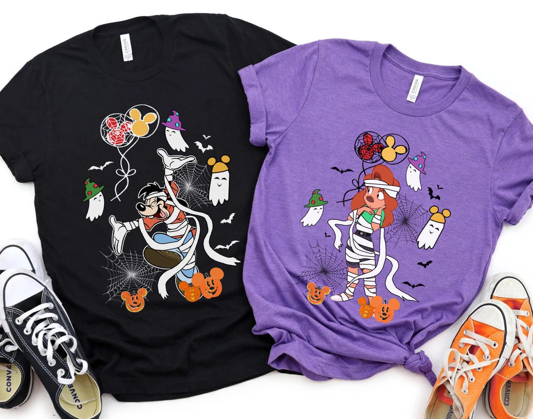 Max Roxanne Mummy Mickey Balloon Pumpkin Matching Comfort Colors Shirt ...