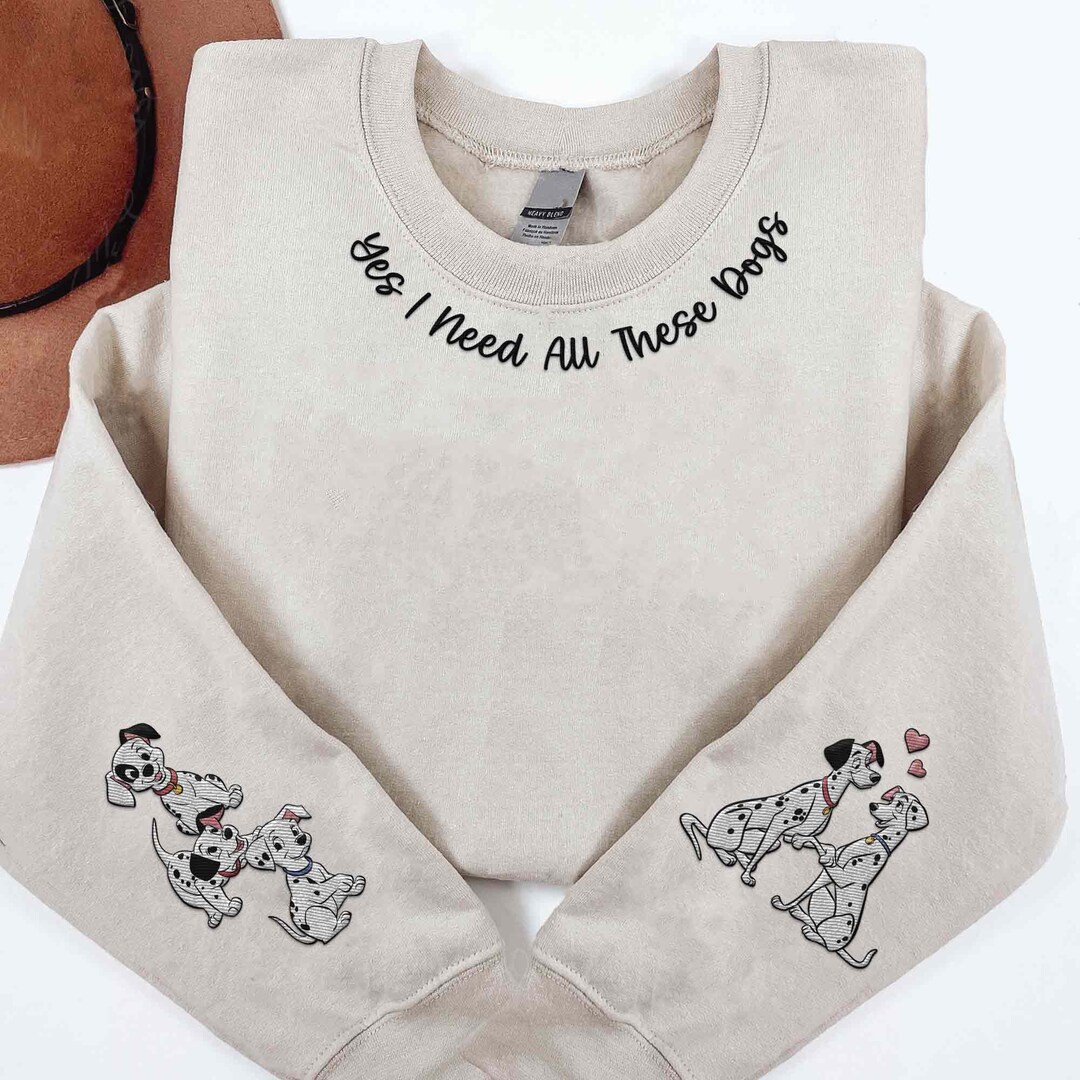 Embroidered 101 Dalmatians Lucky Rolly Patch Pongo Perdita Yes I Need ...