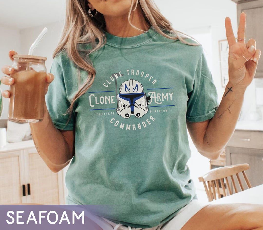 Clone Wars Rex Clone Trooper Clone Army Commander Comfort Colors Shirt ...