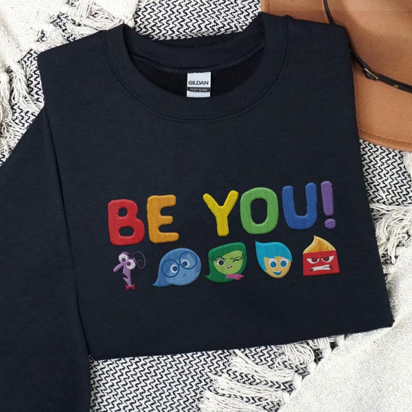 Inside Out Embroidery Sweatshirt - Etsy