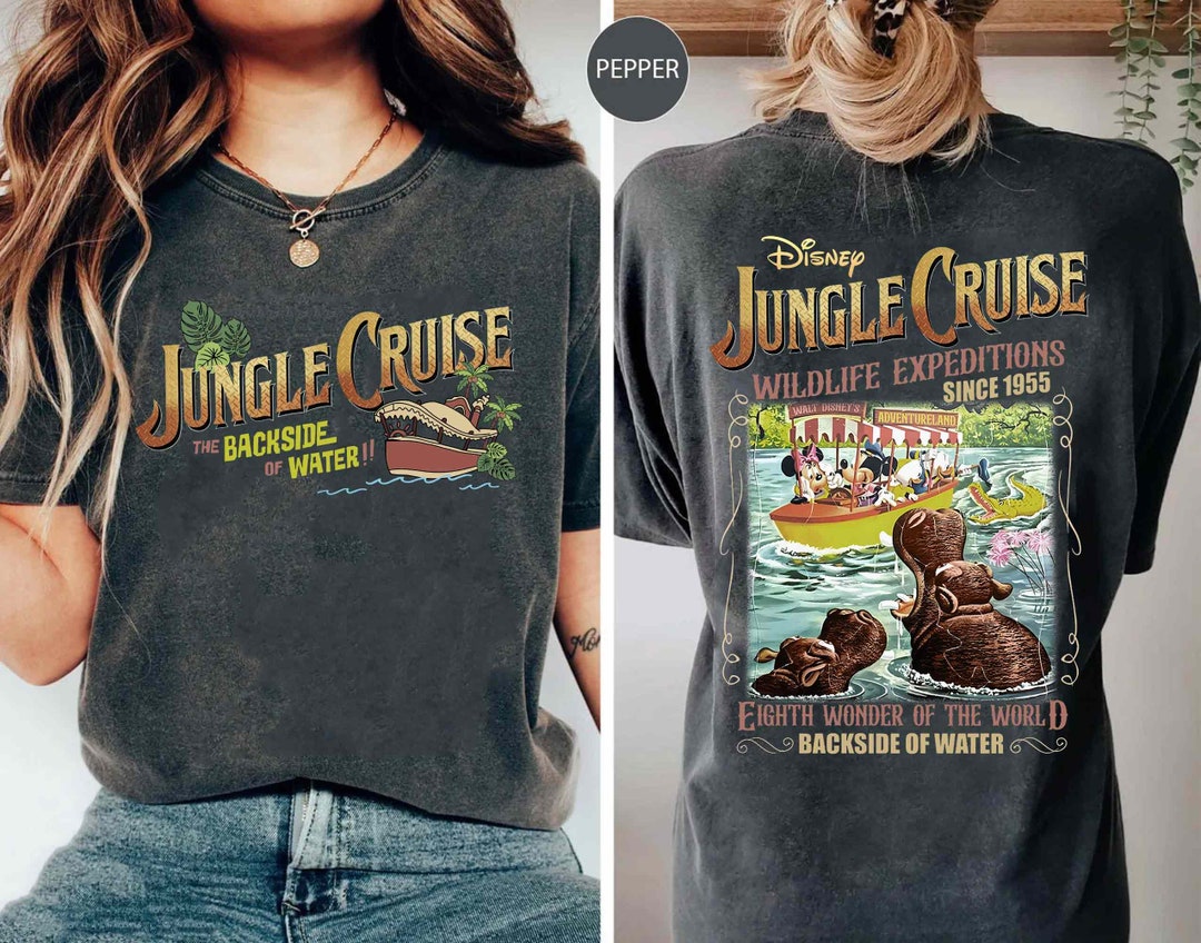 Two Sided Mickey and Minnie Jungle Cruise Backside of Water ...