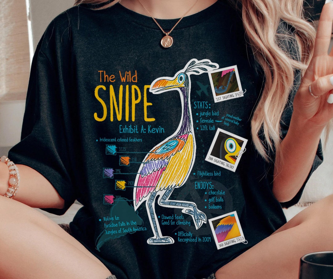 Kevin Bird Portrait the Wild Snipe Comfort Colors Shirt, Retro up Movie ...