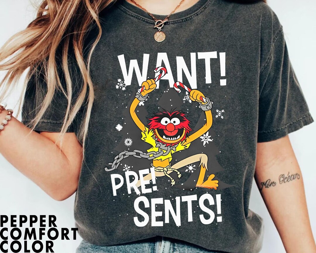 Retro the Muppet Christmas Carol Animal Want Presents Comfort Colors ...