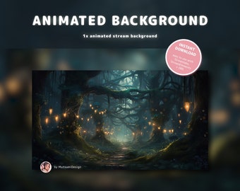 Animated Cozy Stream Background Hidden House Theme Overlay Twitch Scene ...