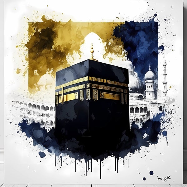 Kaaba Watercolor - Etsy