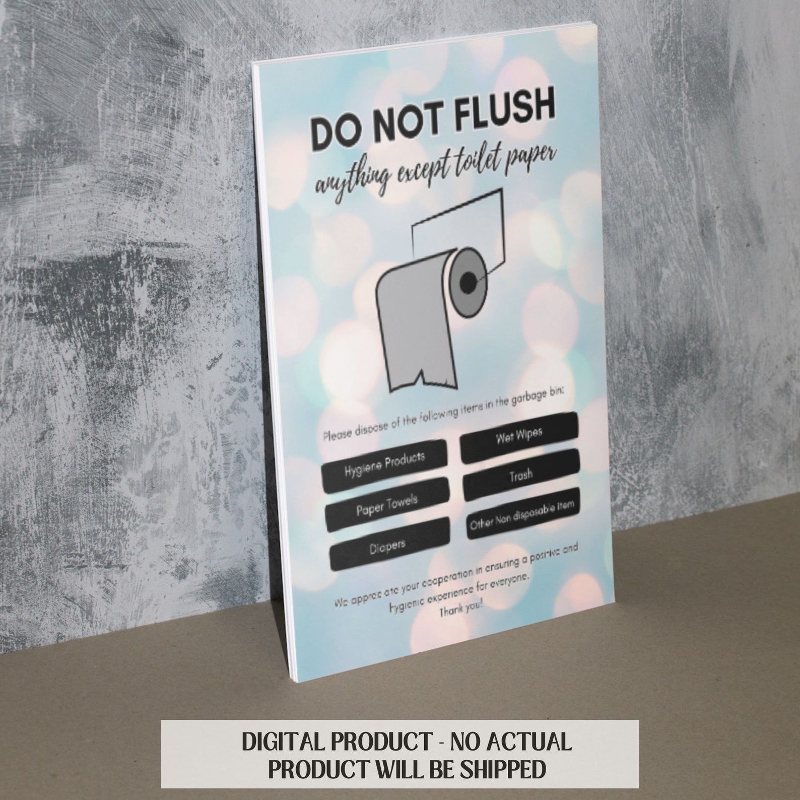 Restroom Etiquette Poster Bathroom Etiquette Toilet Etiquette Bathroom ...