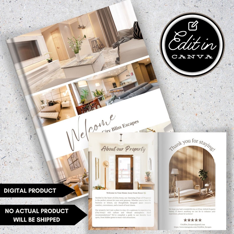 Airbnb Welcome Book Template Guest Welcome Book Vacation Rental Short ...