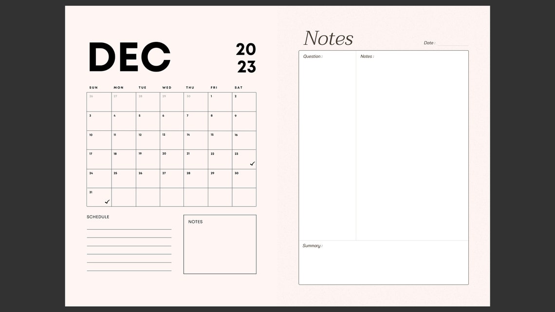 Back-to-school Student Semester Digital & Printable Planner - Etsy