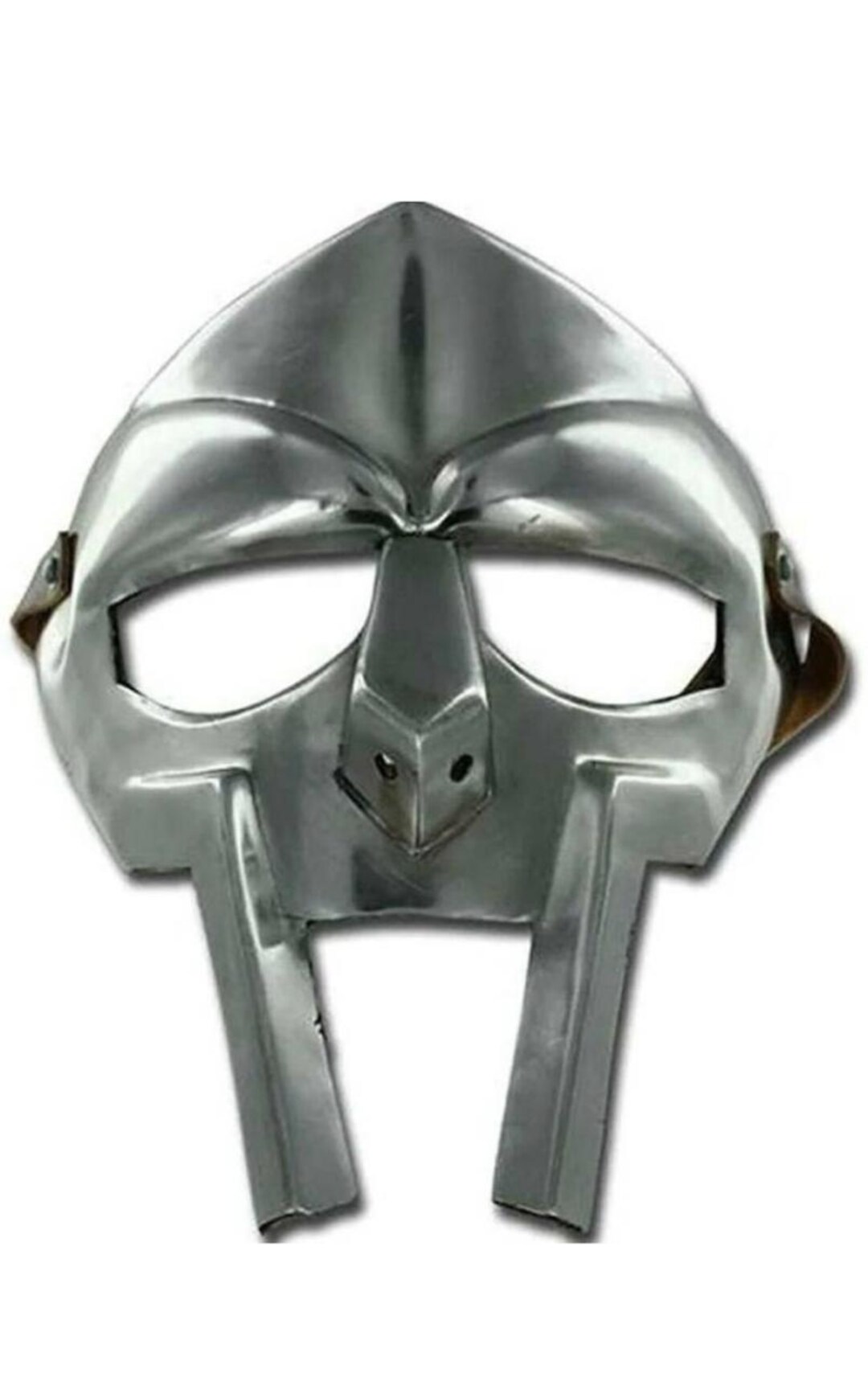 MF DOOM Mask Gladiator Face Mask Mad-villain Steel Face Armor Medieval ...